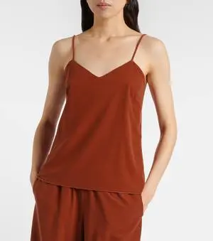 Max Mara Silk Top - Brown