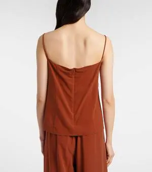 Max Mara Silk Top - Brown