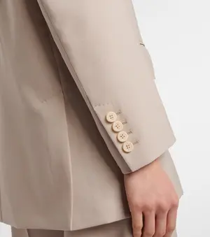 Max Mara Double-breasted Wool-blend Blazer