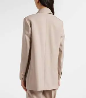 Max Mara Double-breasted Wool-blend Blazer