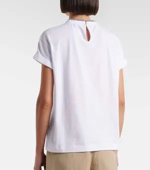Brunello Cucinelli Cotton-blend T-shirt