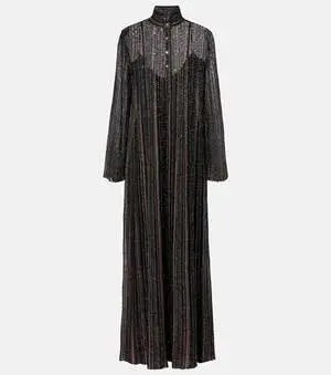 Missoni Sequined Lamé Maxi Dress - Brown