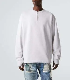 Acne Studios Logo Embroidered Cotton-blend Sweatshirt