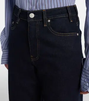 Ag Baggy Wide-leg Jeans - Black