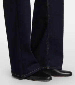 Ag Baggy Wide-leg Jeans - Black