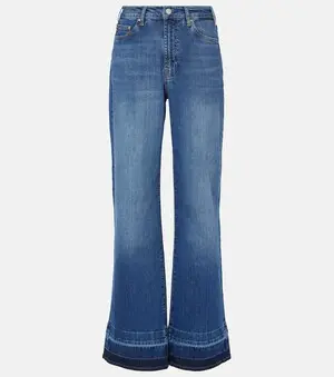 Ag Baggy Wide-leg Jeans - Blue