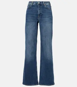 Ag AG Jeans Baggy Wide-Leg Jeans Blue