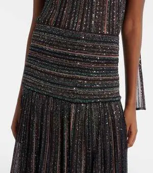 Missoni Sequined Lamé Maxi Skirt