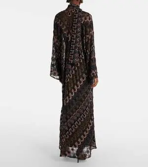 Missoni Chevron Lamé Maxi Dress