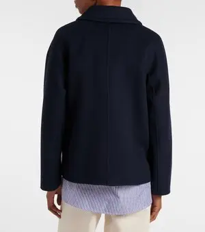 Max Mara Grazia Virgin Wool Jacket - Blue