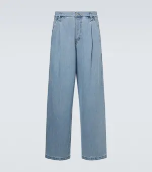 Dries Van Noten Penning Wide-leg Jeans