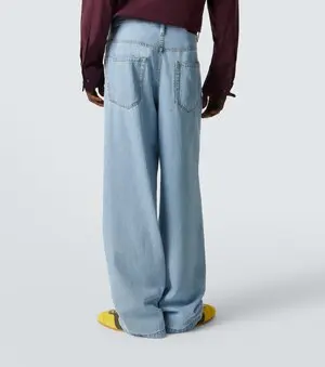 Dries Van Noten Penning Wide-leg Jeans