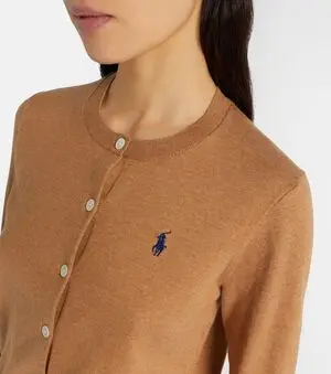 Polo Ralph Lauren Cotton-blend Cardigan - Beige