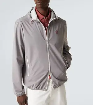 Brunello Cucinelli Logo Jacket - Grey