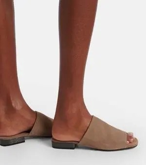 Brunello Cucinelli Suede Sandals