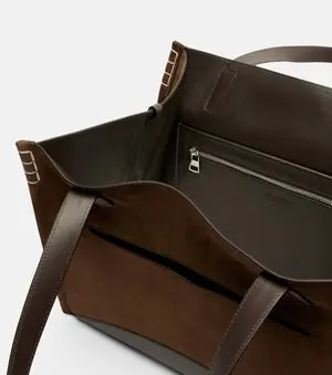 JW Anderson Suede Tote Bag - Brown