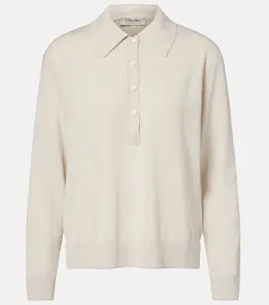 Max Mara Frisia Wool Polo Sweater - Beige