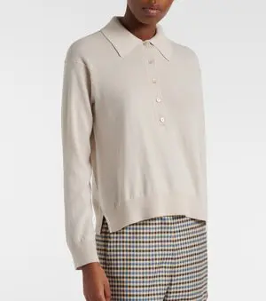 Max Mara Frisia Wool Polo Sweater - Beige