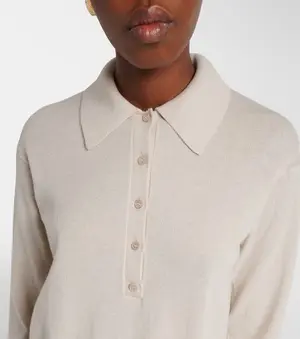 Max Mara Frisia Wool Polo Sweater - Beige