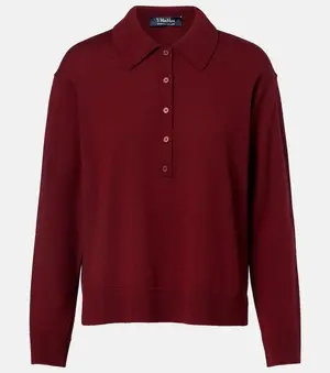 Women's Red Polo Sweaters