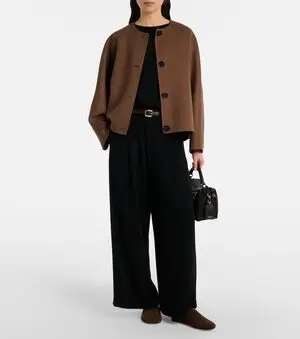 Max Mara Donata Satin Wide-leg Pants