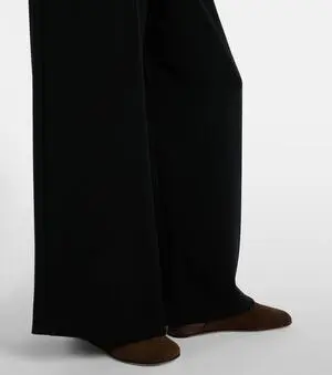 Max Mara Donata Satin Wide-leg Pants