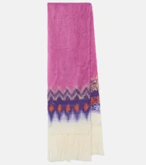 Isabel Marant Étoile Amanie Fringed Scarf - Pink