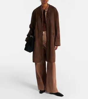 Max Mara Ortensia Suede Coat