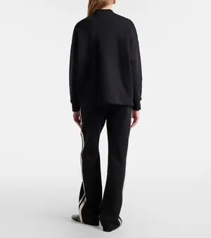 Max Mara Vento Cotton-blend Jersey Sweatpants