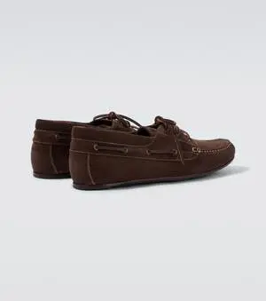 Manolo Blahnik Marino Suede Loafers