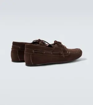 Manolo Blahnik Marino Suede Loafers