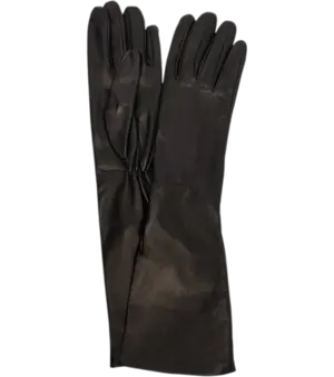 TOTEME Leather Gloves - Black
