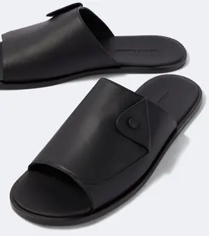 Manolo Blahnik Lino Leather Sandals
