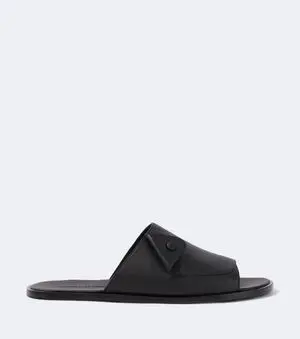 Manolo Blahnik Lino Leather Sandals