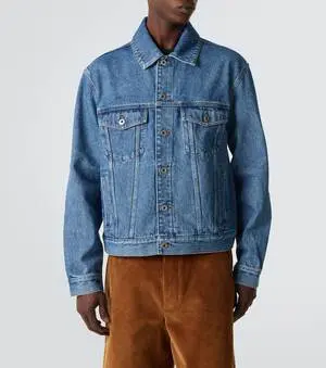 Loewe Anagram Denim Jacket - Blue