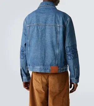 Loewe Anagram Denim Jacket - Blue