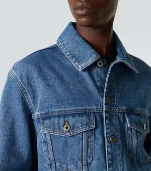 Loewe Anagram Denim Jacket - Blue