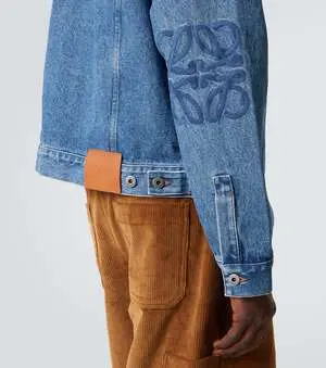 Loewe Anagram Denim Jacket - Blue