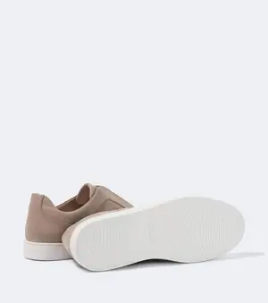 Manolo Blahnik Agilio Suede Sneakers - Beige