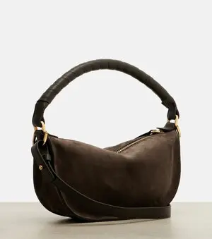 Chloé Marcie Mini Suede Shoulder Bag - Brown