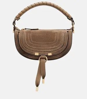 Chloé Marcie Mini Shoulder Bag - Brown