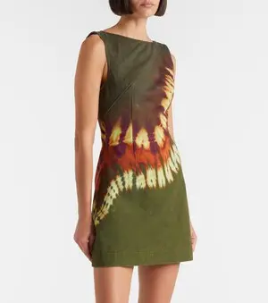 ALEMAIS Alémais Marilyn Dyed Denim Mini Dress