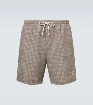 Brunello Cucinelli Printed Shorts For Men