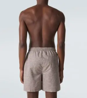 Brunello Cucinelli Printed Swim Trunks - Brown