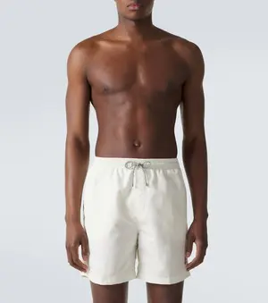 Brunello Cucinelli Logo Swim Trunks