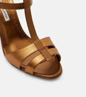 Manolo Blahnik Retaux 105 Leather Slingback Sandals