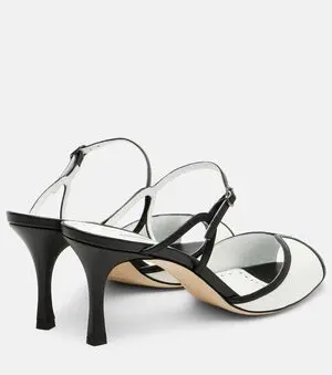 Manolo Blahnik Versari 70 Leather Mules