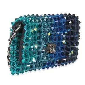 Chanel Ombre Beaded Micro Clutch On Chain