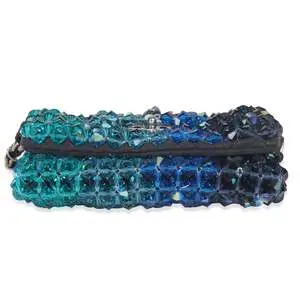 Chanel Ombre Beaded Micro Clutch On Chain