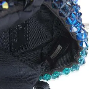 Chanel Ombre Beaded Micro Clutch On Chain